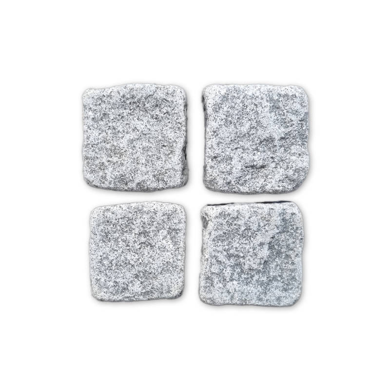 Granite Dark Grey Riven Top Tumbled 100 x 100 Granite Dark Grey Riven Top Tumbled 100 x 100