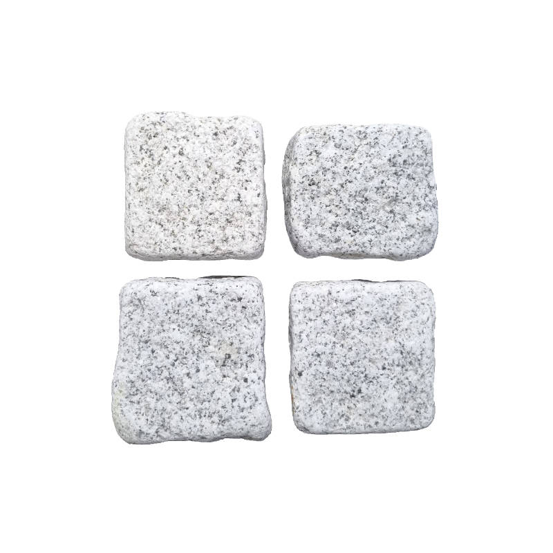 Granite Light Grey Riven Top Tumbled 100 x 100 Granite Light Grey Riven Top Tumbled 100 x 100