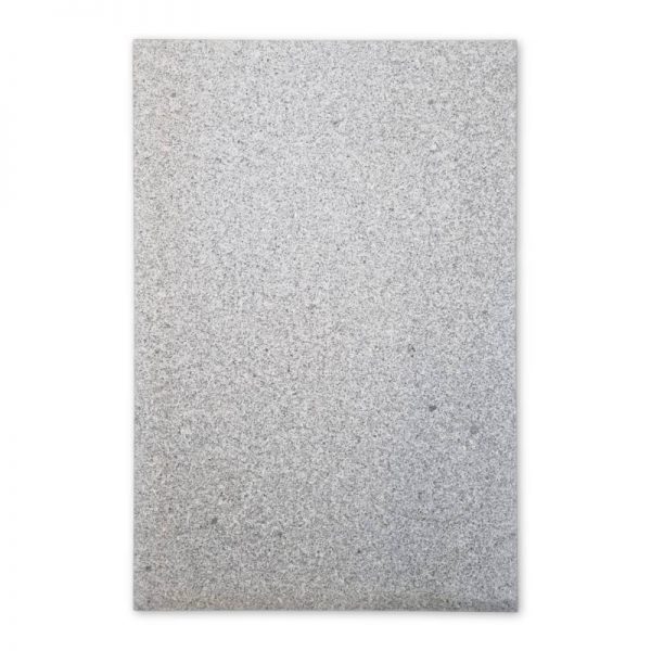 Light Grey Granite Sawn Edge Flamed Top 600 x 900